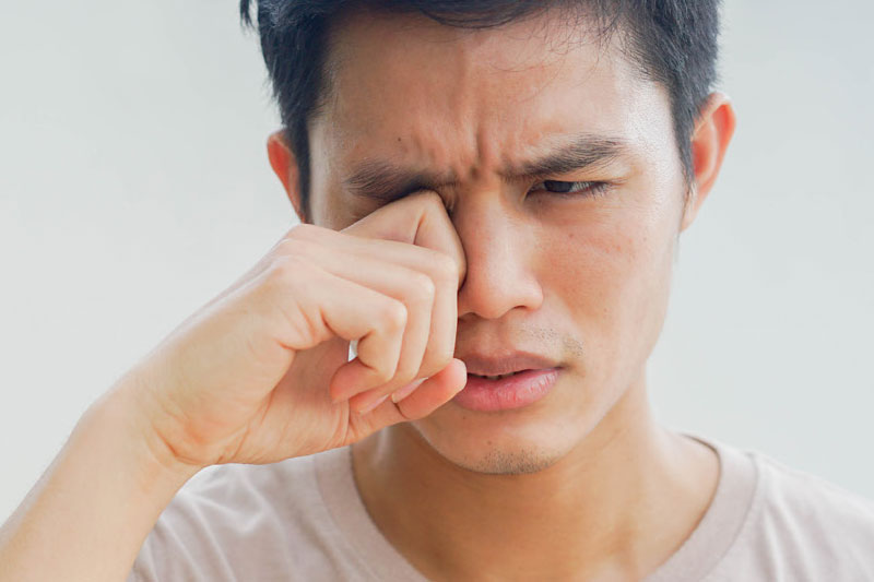 Epiblepharon Causes Persistent Eye Discomfort